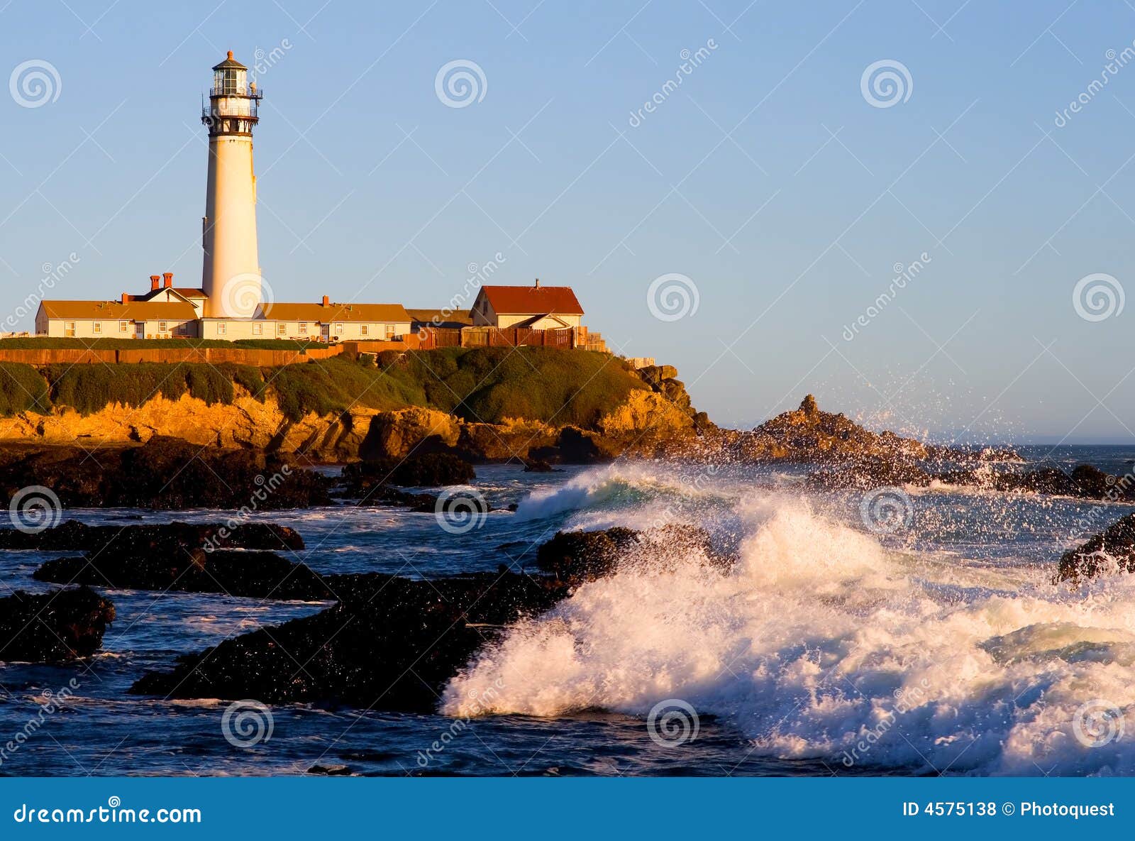 Pigeon Point Lighthouse stock photo. Image of pacific - 4575138