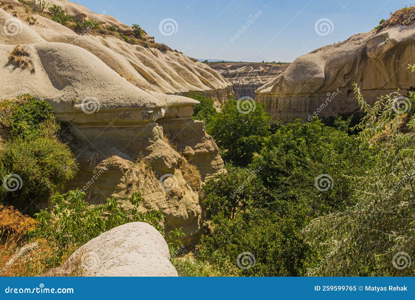 Pigeon Valley in Cappadocia, Turk Stock Image - Image of kapadokya ...
