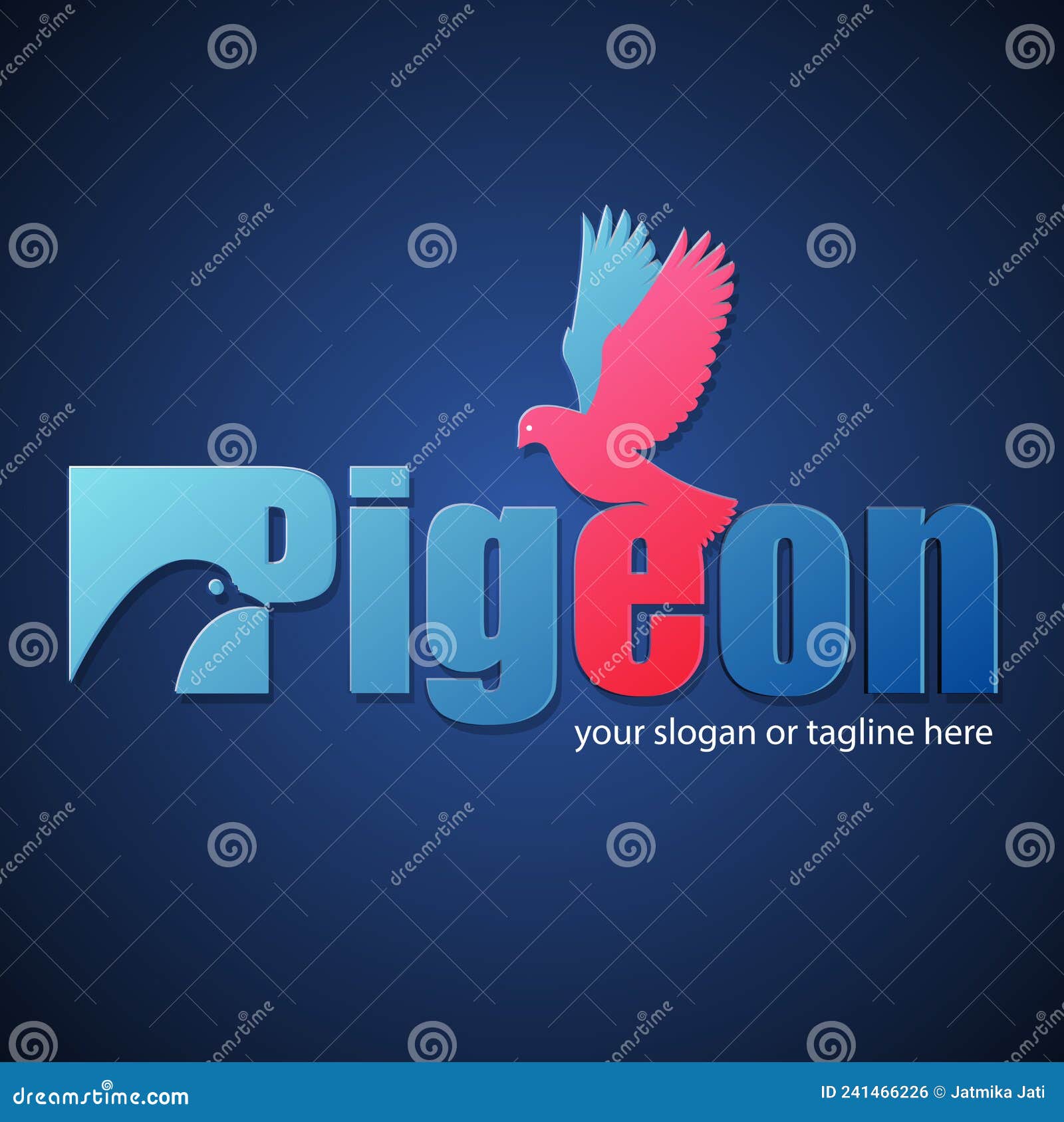 Pigeon symbol stock vector. Illustration of graphic - 241466226
