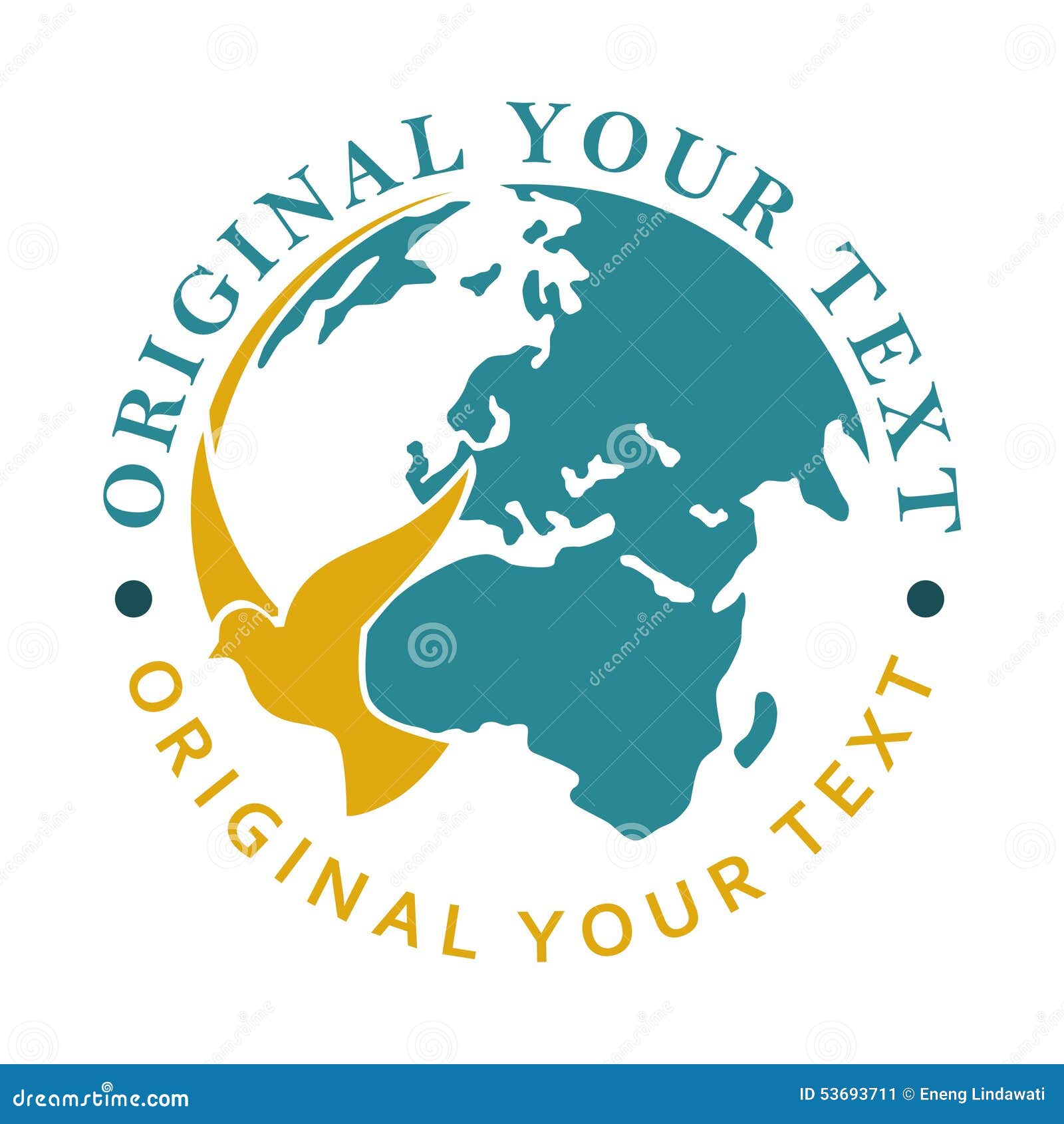 Pigeon world stock illustration. Illustration of logo - 53693711