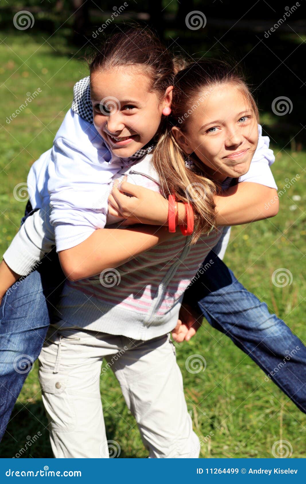 Piggy back stock image. Image of rest, play, piggy, nature - 11264499