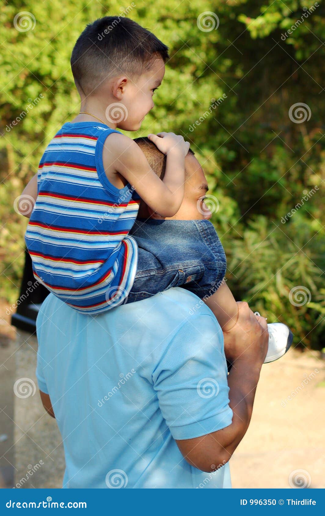 Piggy Back Ride Father and Son Stock Photo - Image of family, love: 996350