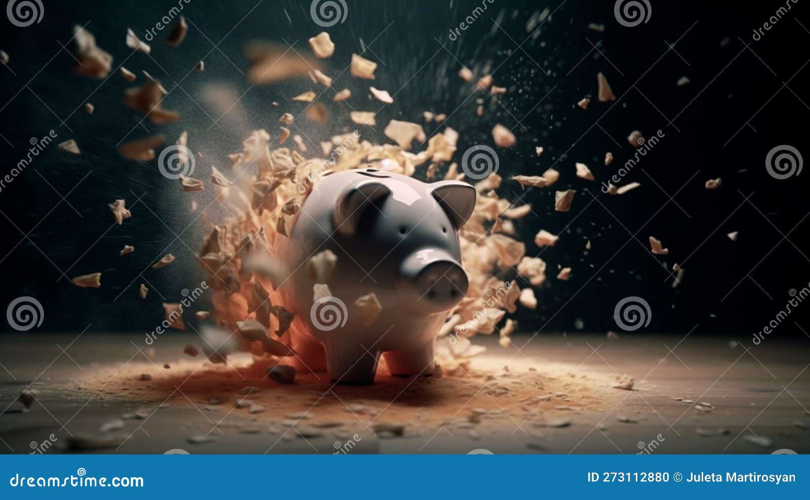 Dispersion Exploding Particles Capital Letter B Black White Cartoon ...