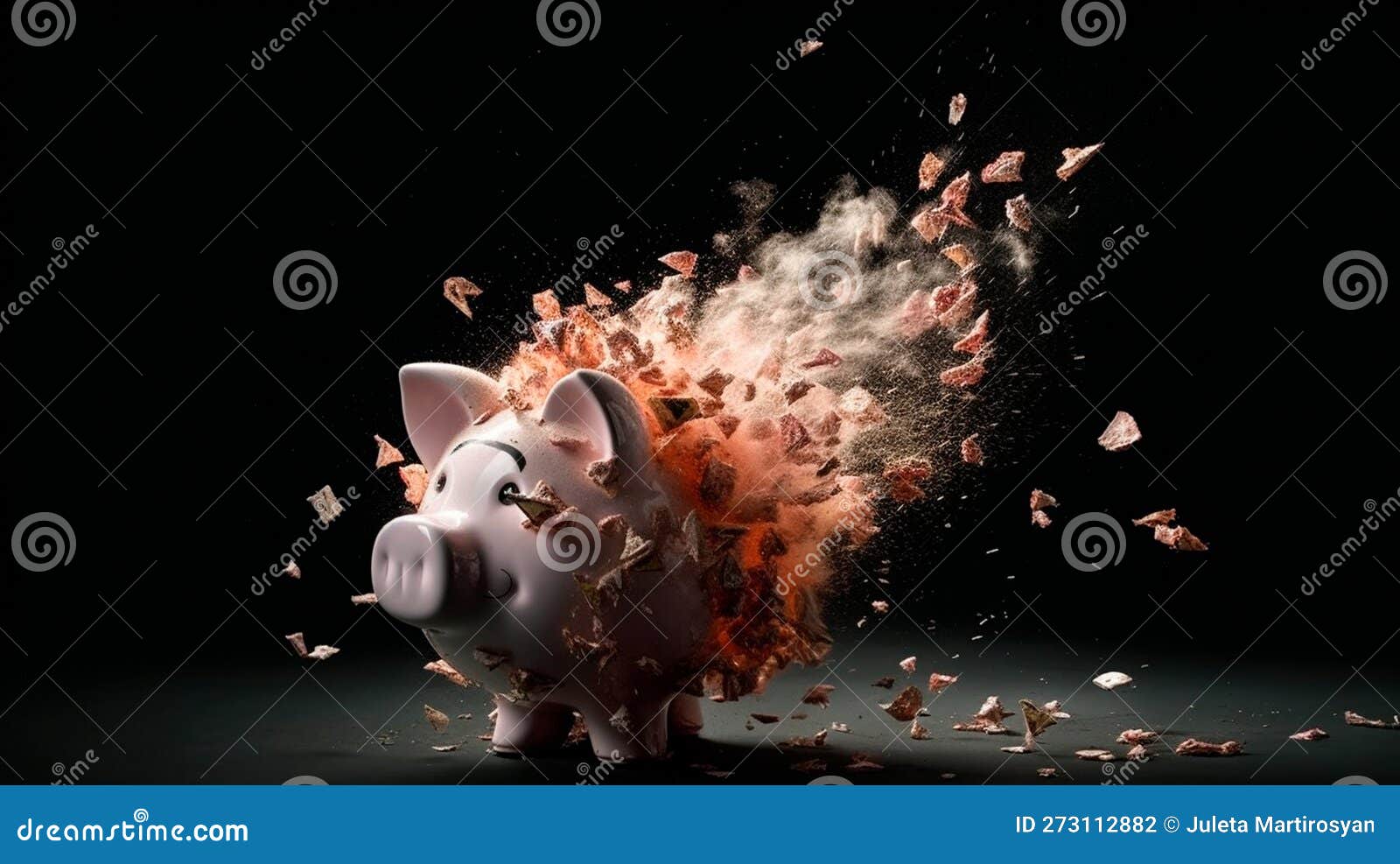 Dispersion Exploding Particles Capital Letter B Black White Cartoon ...