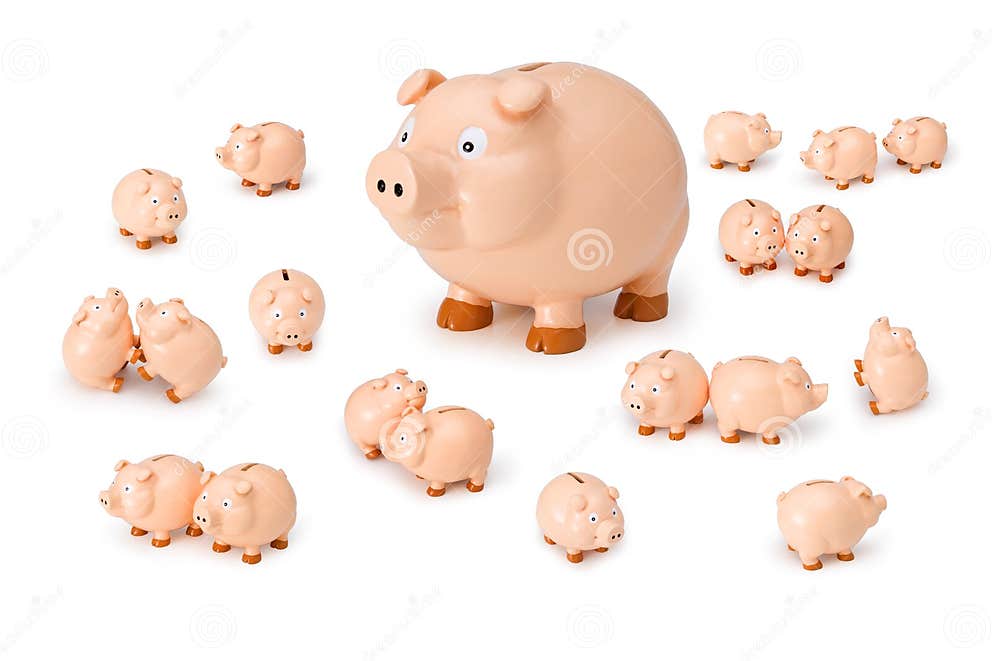 Piggy Bank Fun Save stock image. Image of management, piggy - 6663177