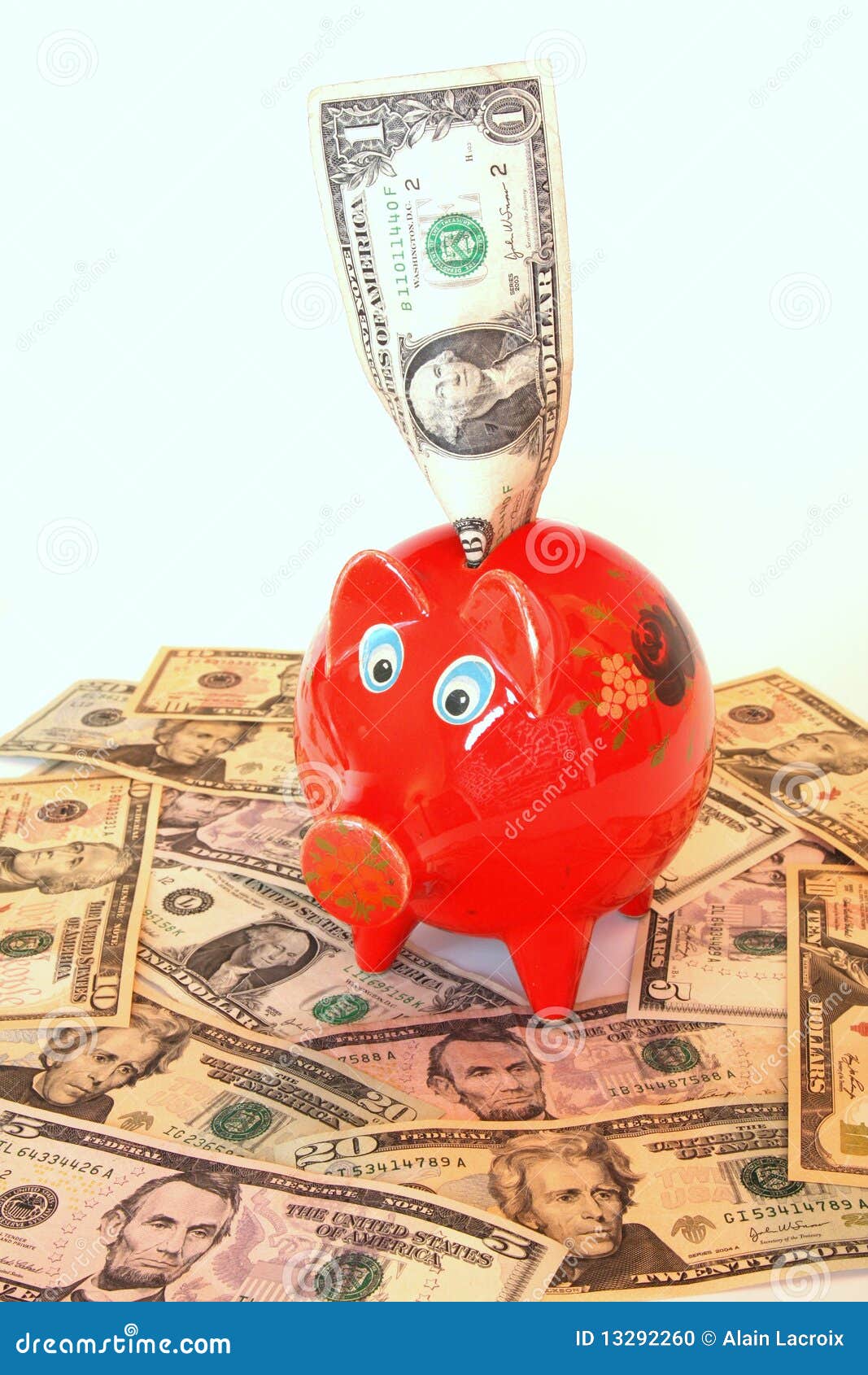 Piggy bank money stock photo. Image of finance, deposit - 13292260