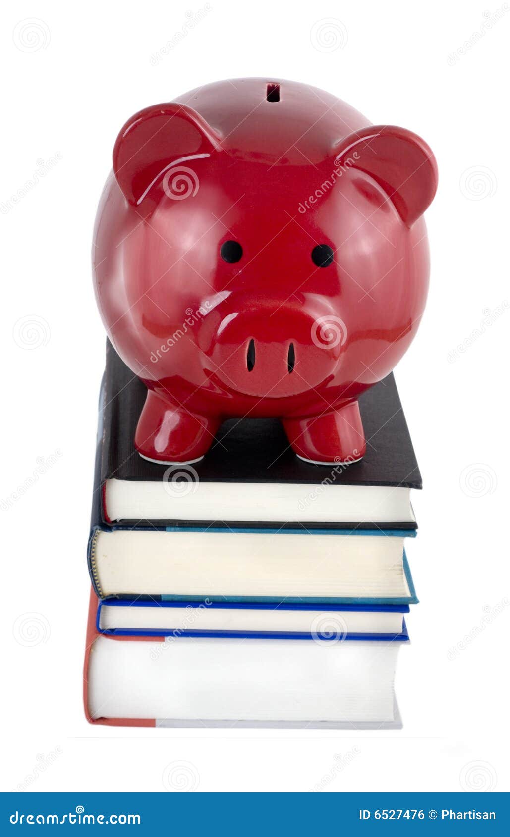Piggy bank text books stock photo. Image of savings, banking - 6527476