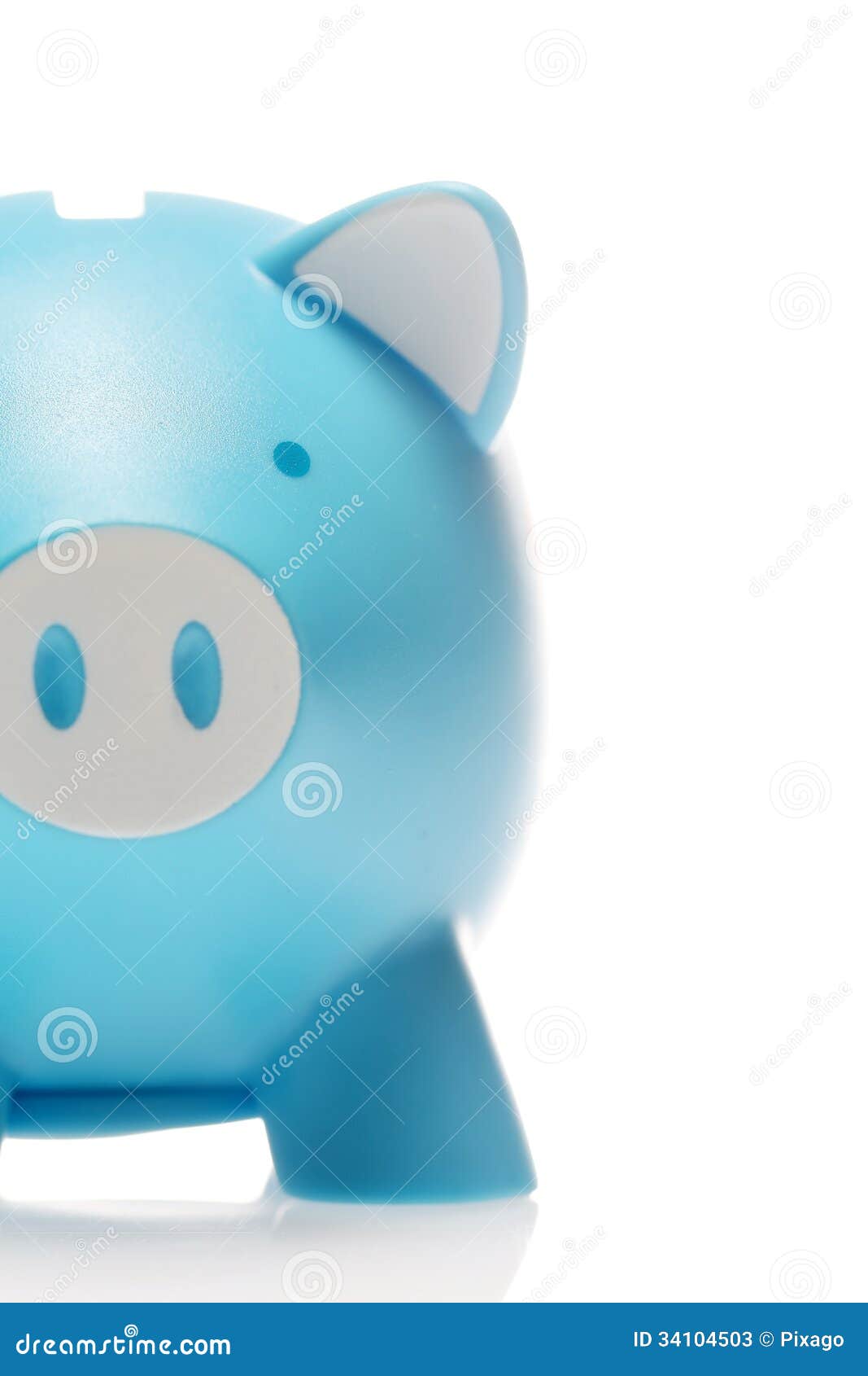 Piggy Blue stock image. Image of payment, wealth, money - 34104503