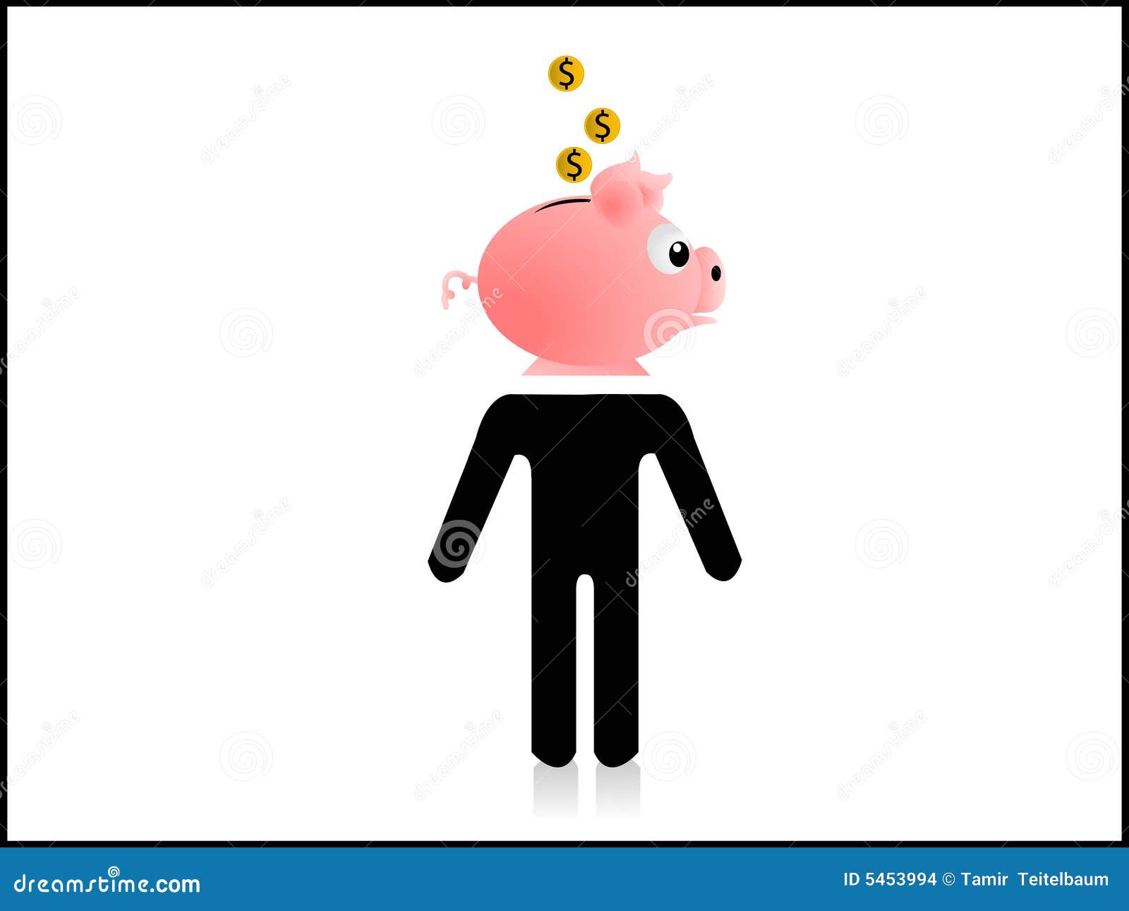 Piggy Man Picture. Image: 5453994