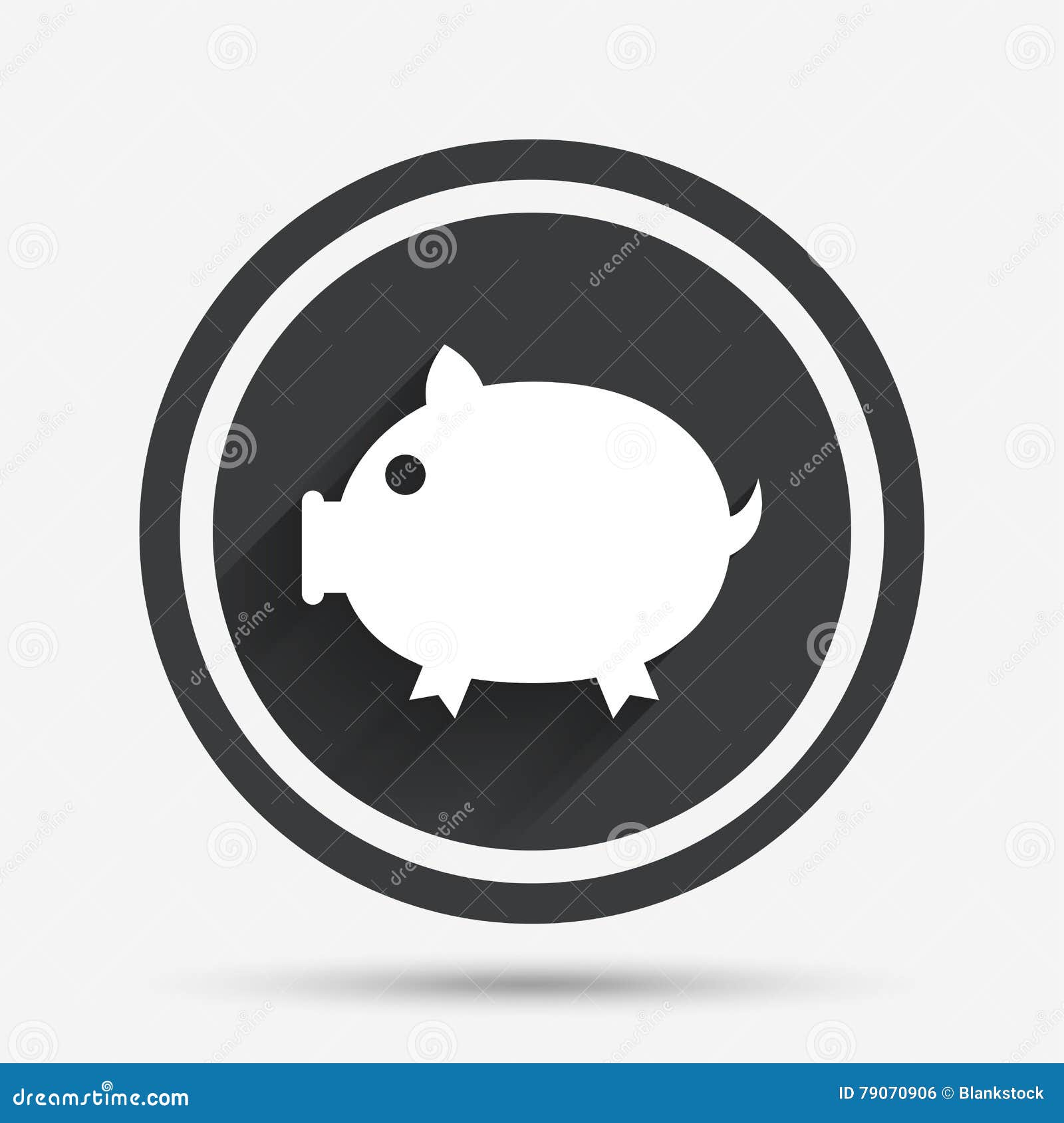Piggy Sign Icon. Pork Symbol Stock Vector - Illustration of quality ...