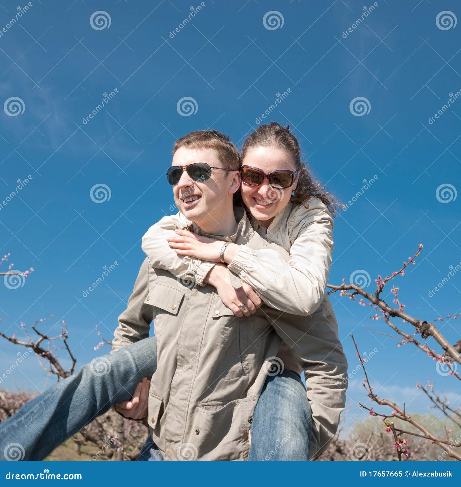 Piggyback stock image. Image of haired, laughter, lifestyle - 17657665