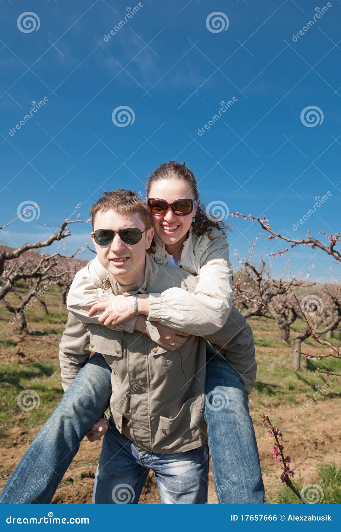 Piggyback stock photo. Image of jeans, outside, family - 17657666