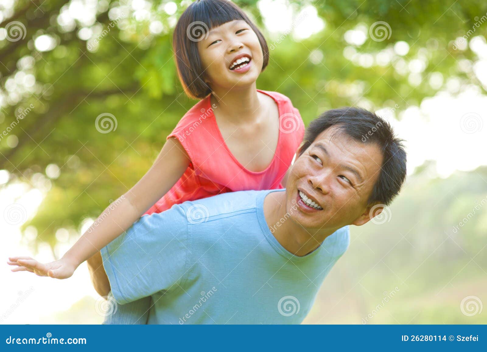 Piggyback stock photo. Image of childhood, freedom, leisure - 26280114