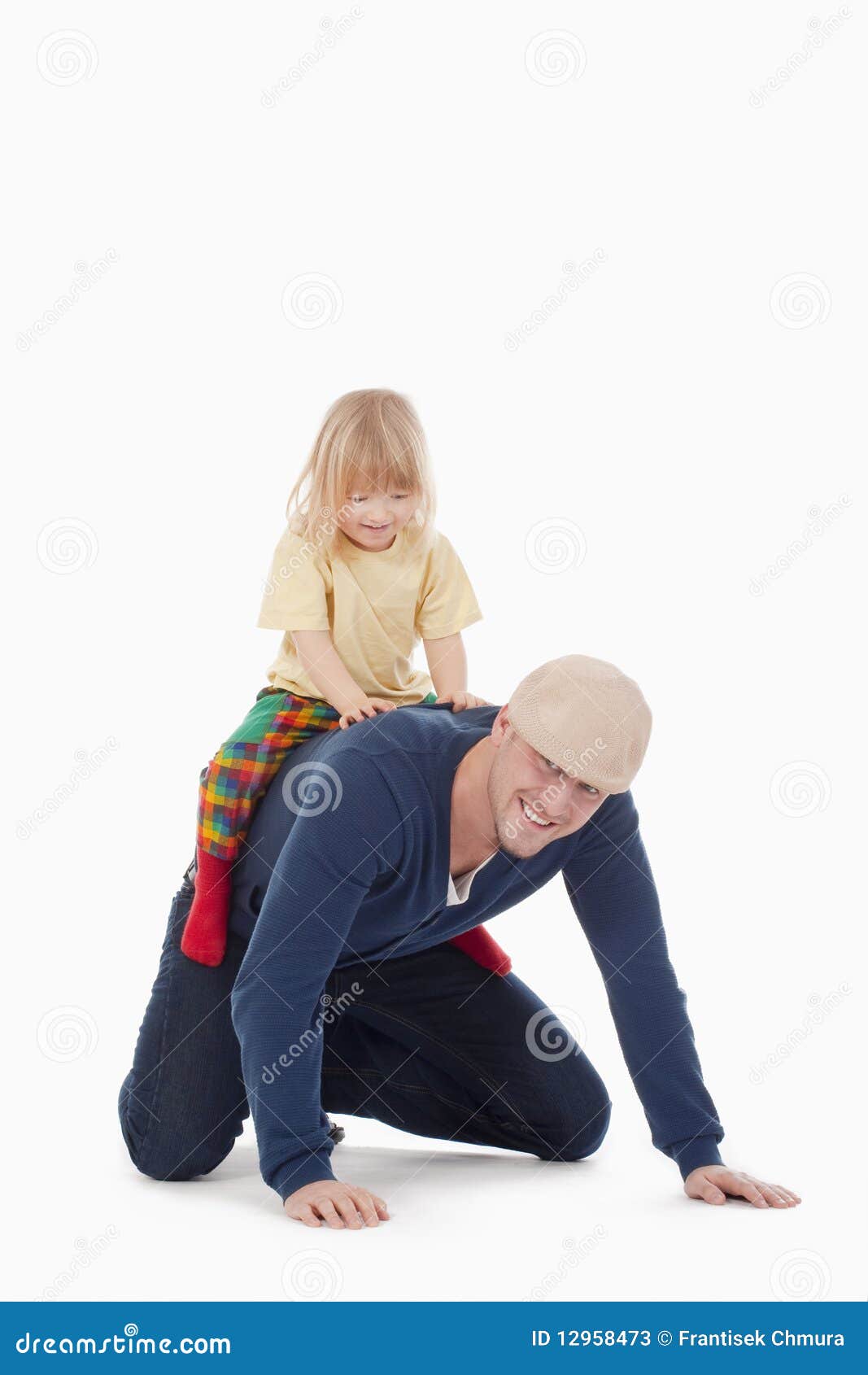 Piggyback ride stock image. Image of happy, young, parenting - 12958473