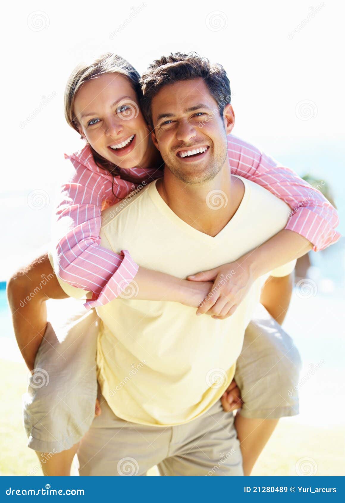Piggyback ride stock image. Image of lifestyle, life - 21280489