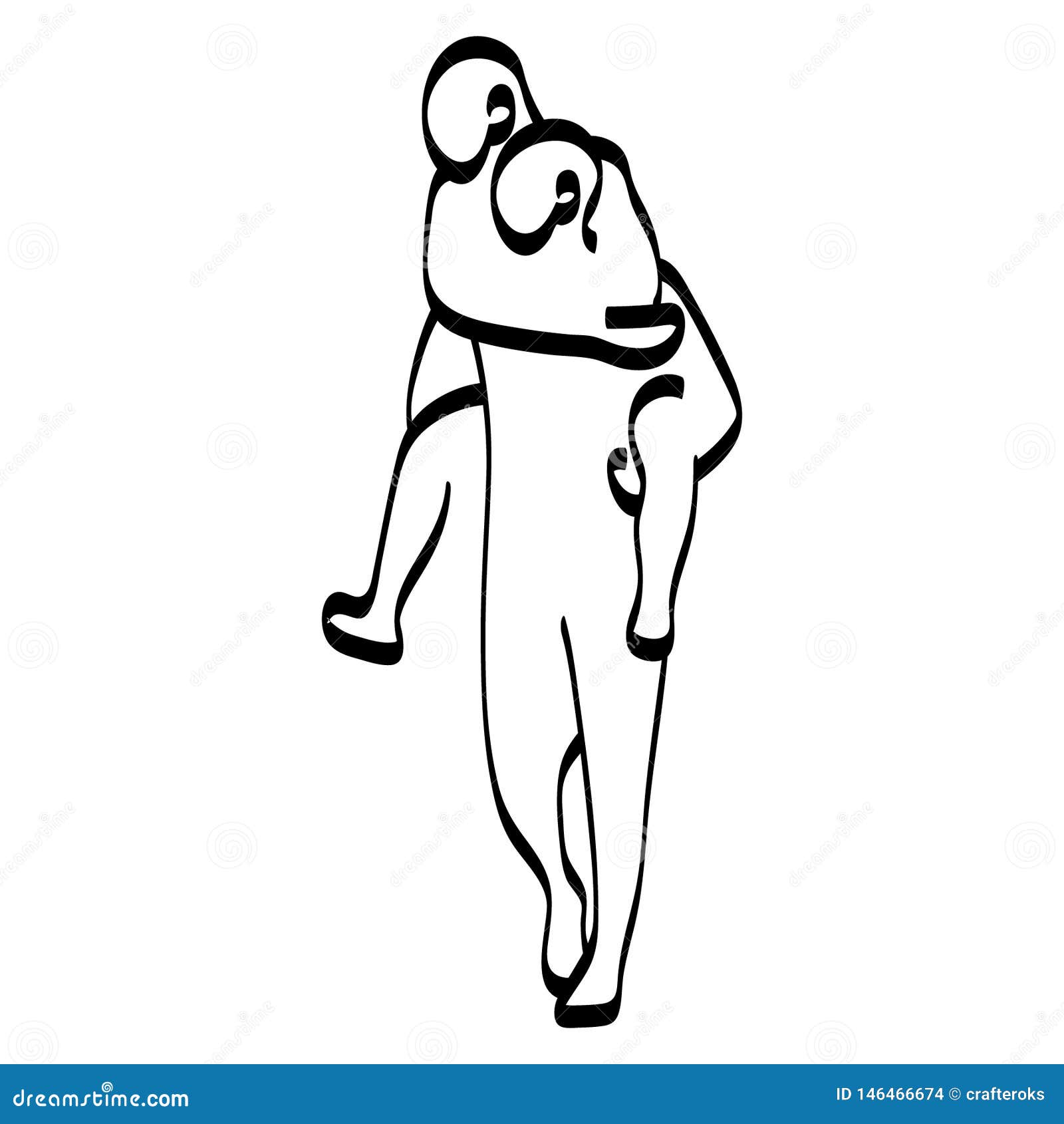 Piggyback A Kid Vector Icon On White Background. Flat Vector Piggyback ...