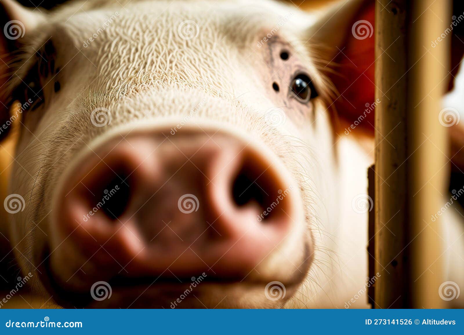 Pig Breeding Farm Building Stock Photography | CartoonDealer.com #300178706