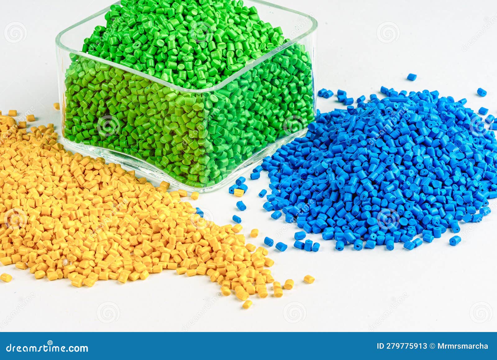 Pigment in the Granules. Polymeric Dye. Colorant for Plastics. Stock ...