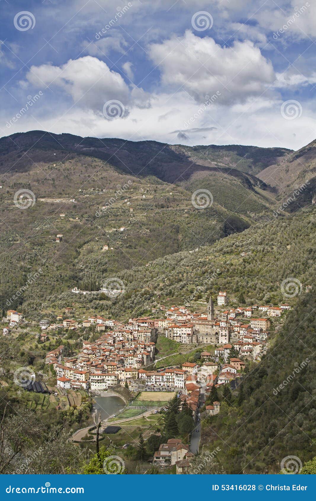 Pigna stock photo. Image of houses, mountain, city, liguria - 53416028