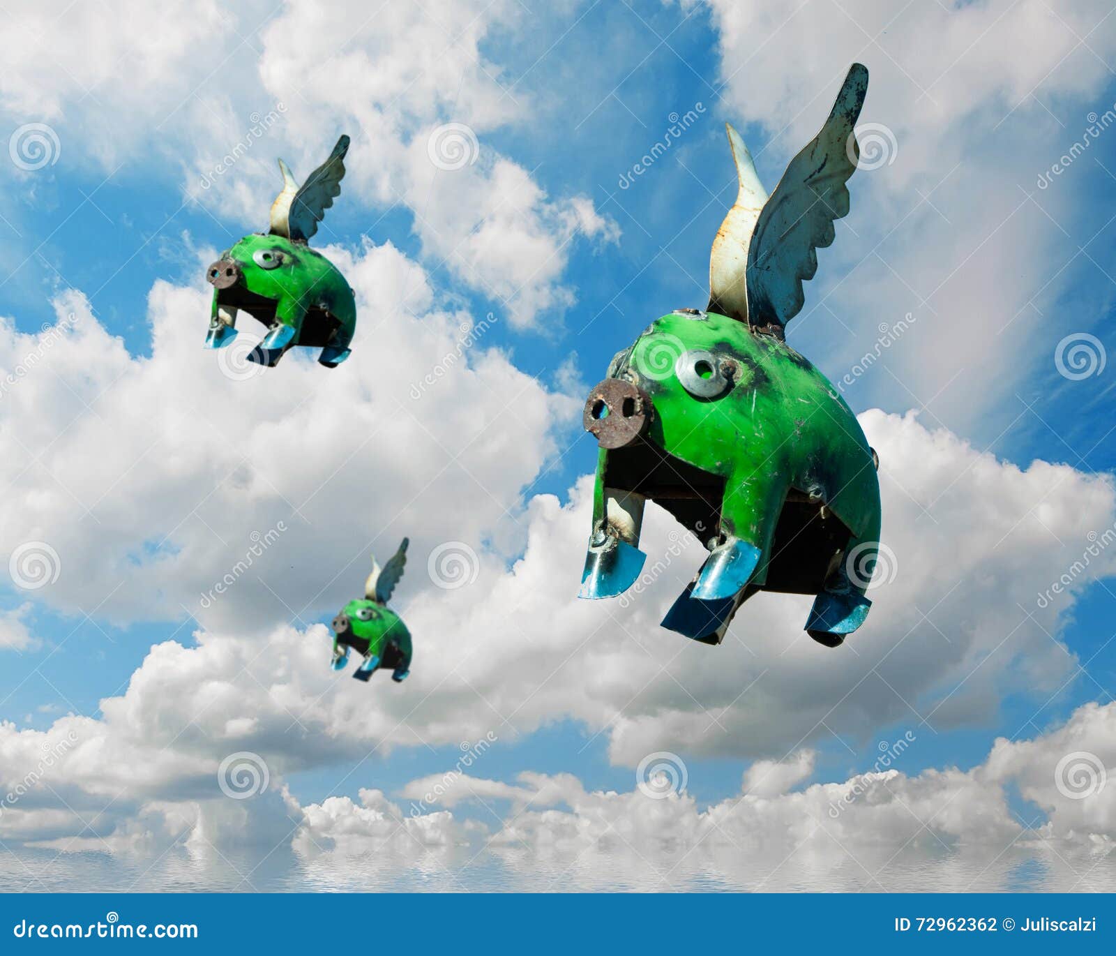 When Pigs Fly stock photo. Image of based, hyperbole - 72962362