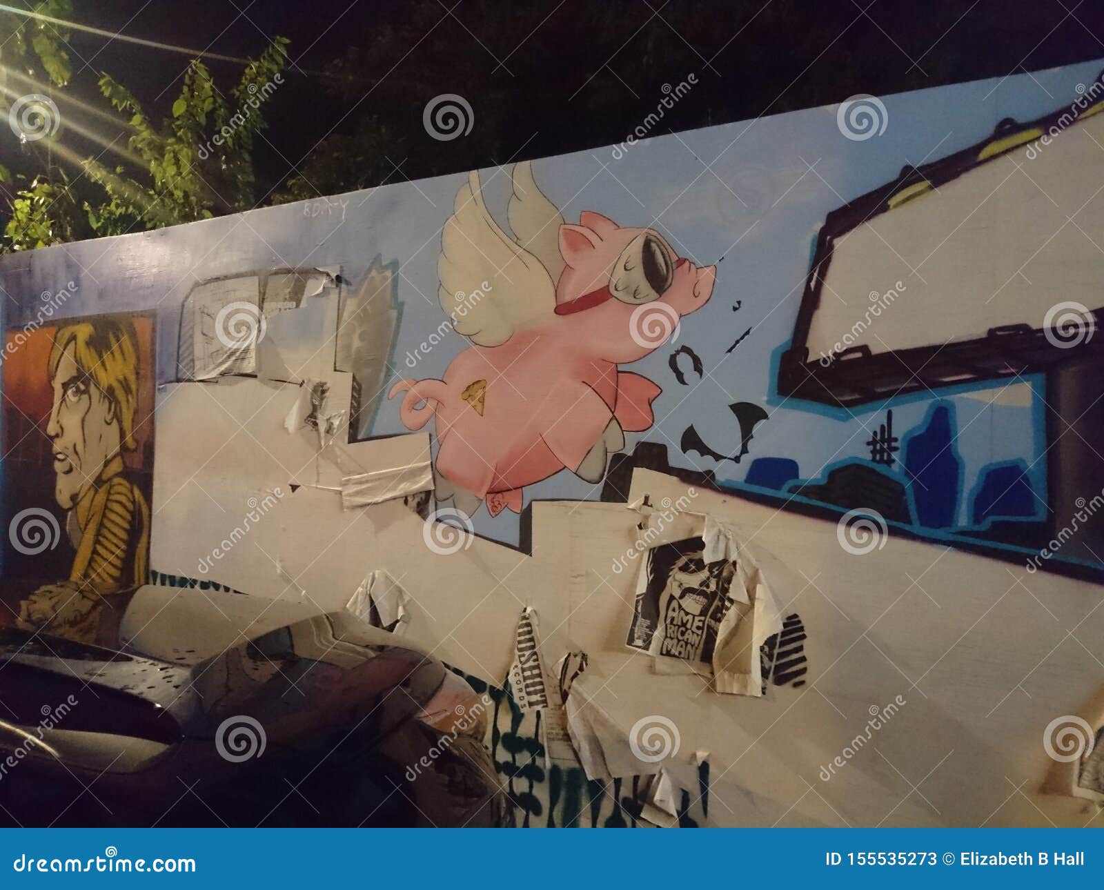 Pigs in the wind editorial stock photo. Image of winged - 155535273