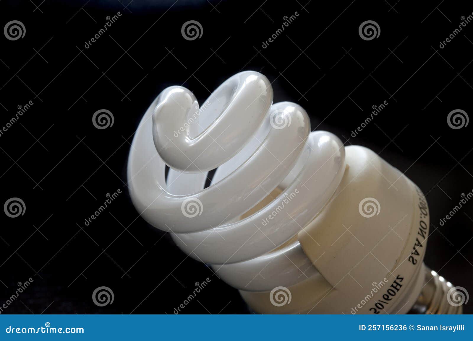 Pigtail lamp stock photo. Image of power, energy, ecofriendly - 257156236