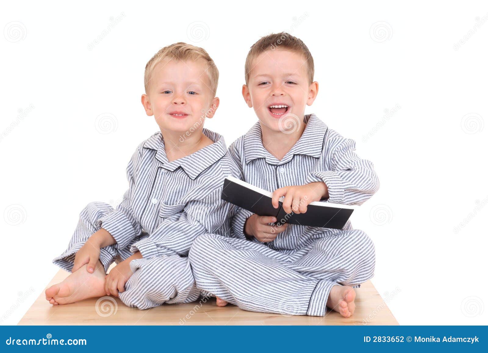 Pijama boys stock photo. Image of bedtime, pijamas, brother - 2833652