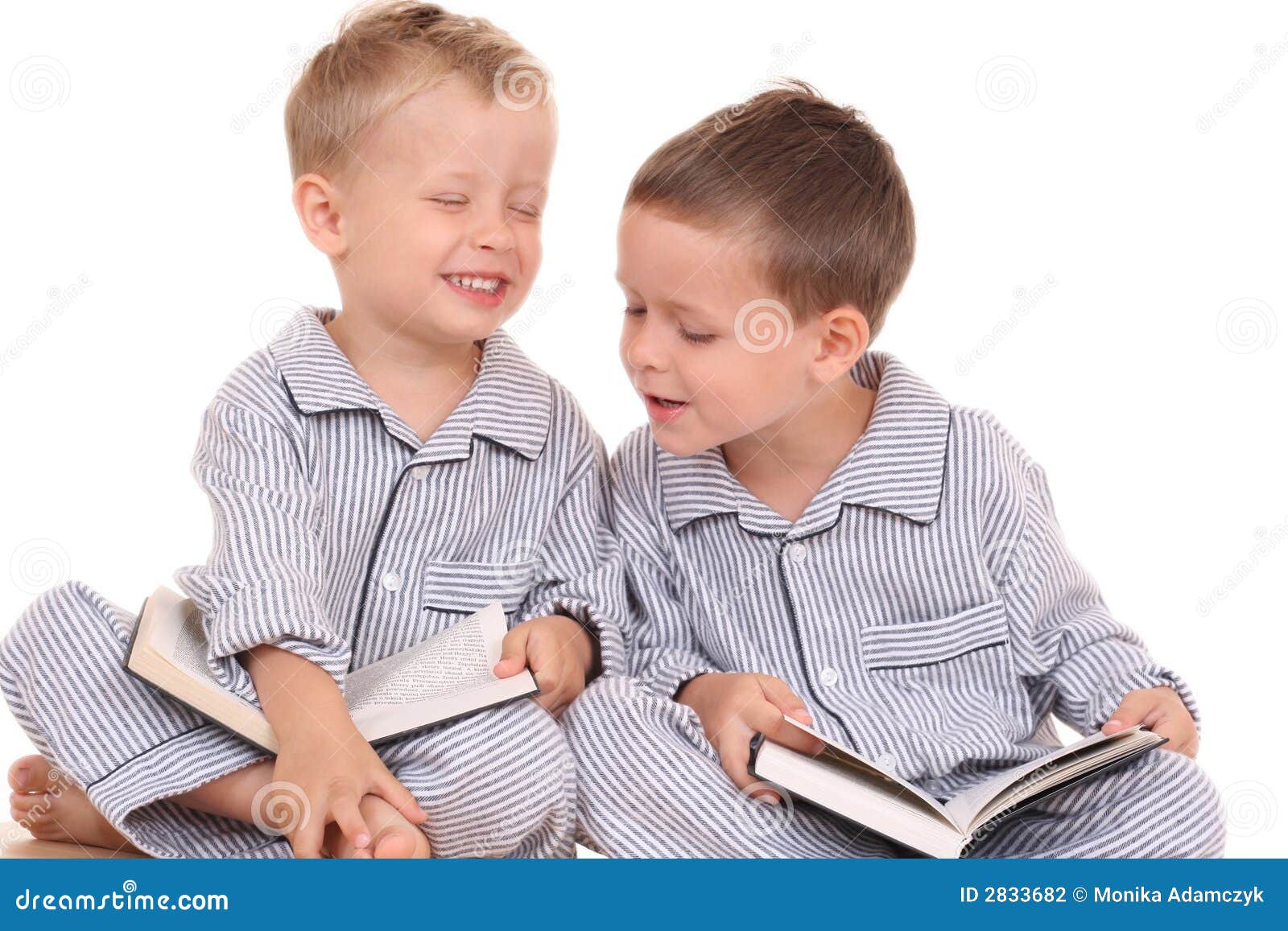 Pijama boys stock photo. Image of kids, read, toddler - 2833682