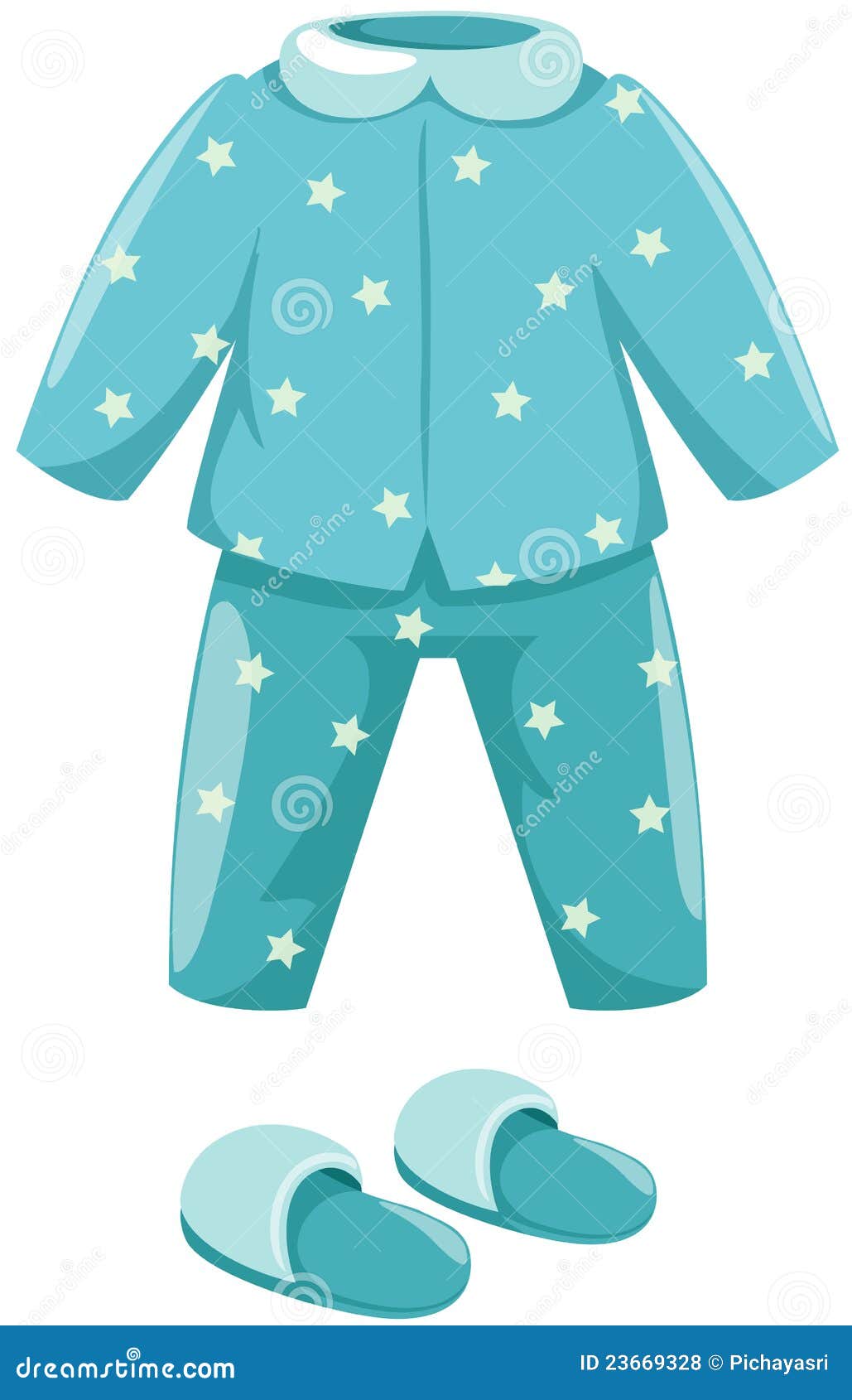 Pijamas Com Deslizador Fotos de Stock Royalty Free - Imagem: 23669328