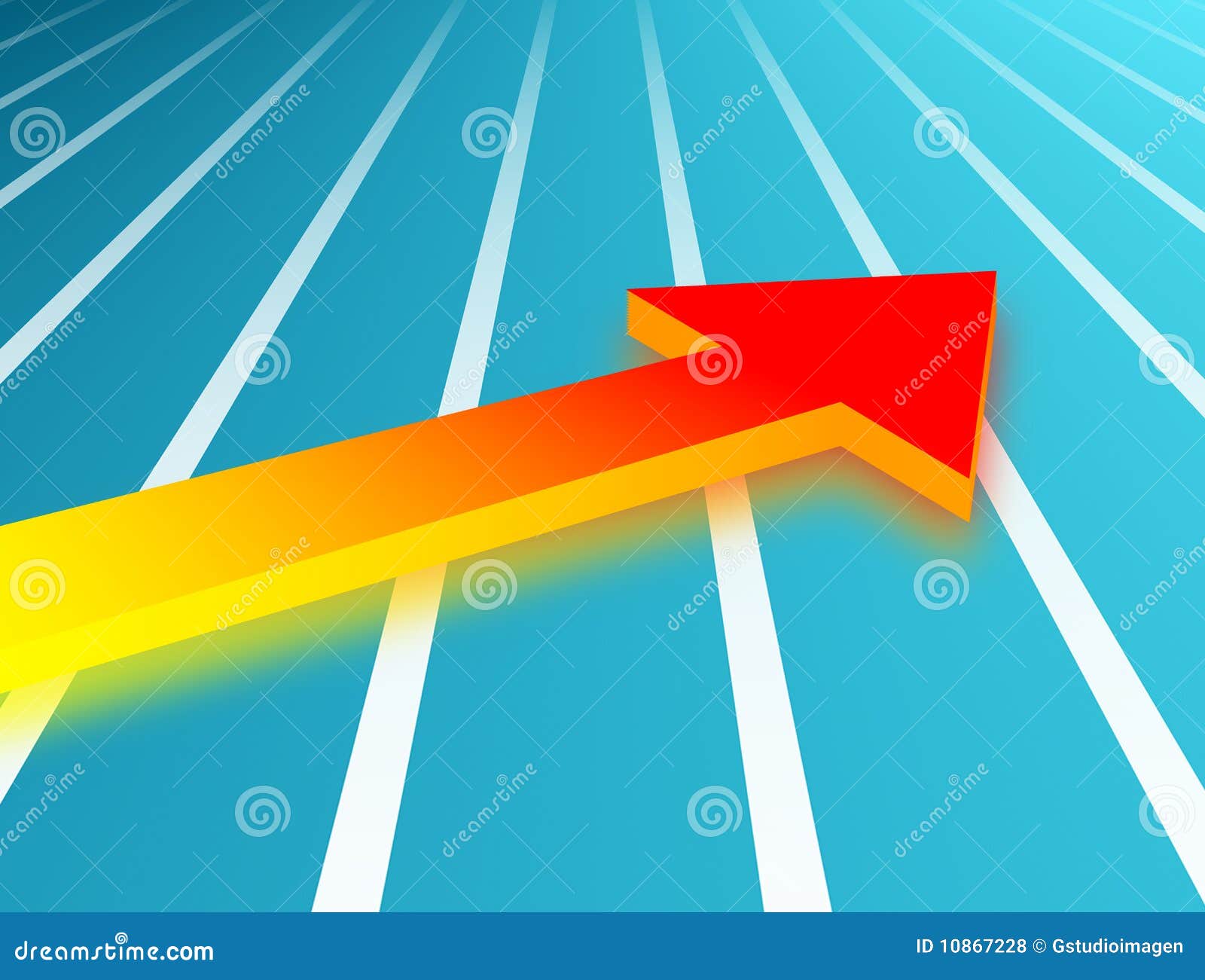 Pijl stock illustratie. Illustration of beeld, ontwerp - 10867228