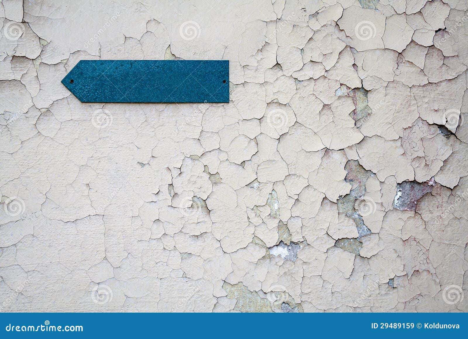 Pijl op de muur stock afbeelding. Image of gids, pijl - 29489159