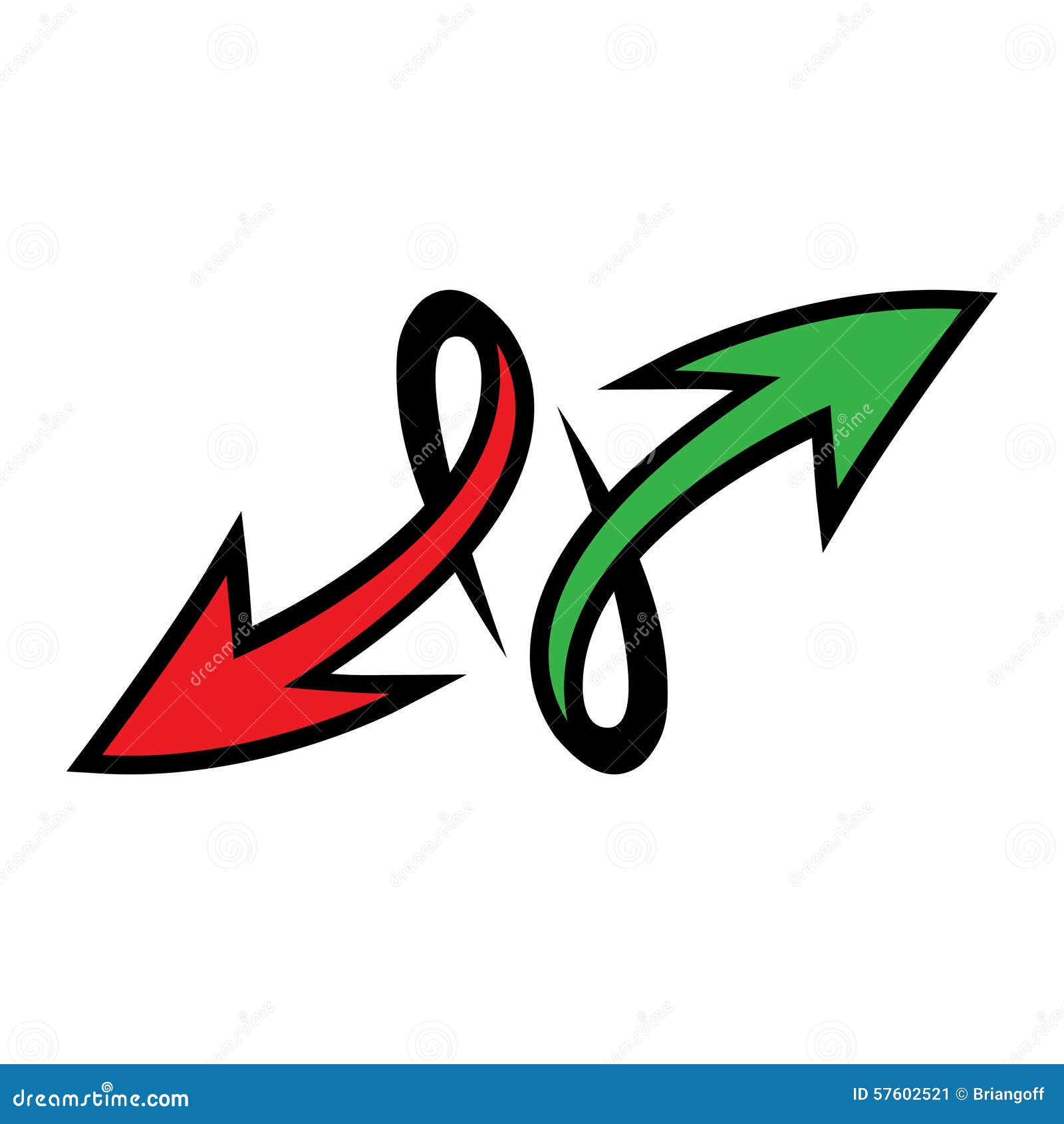 Pijl vectorpictogram vector illustratie. Illustration of ontwerp - 57602521