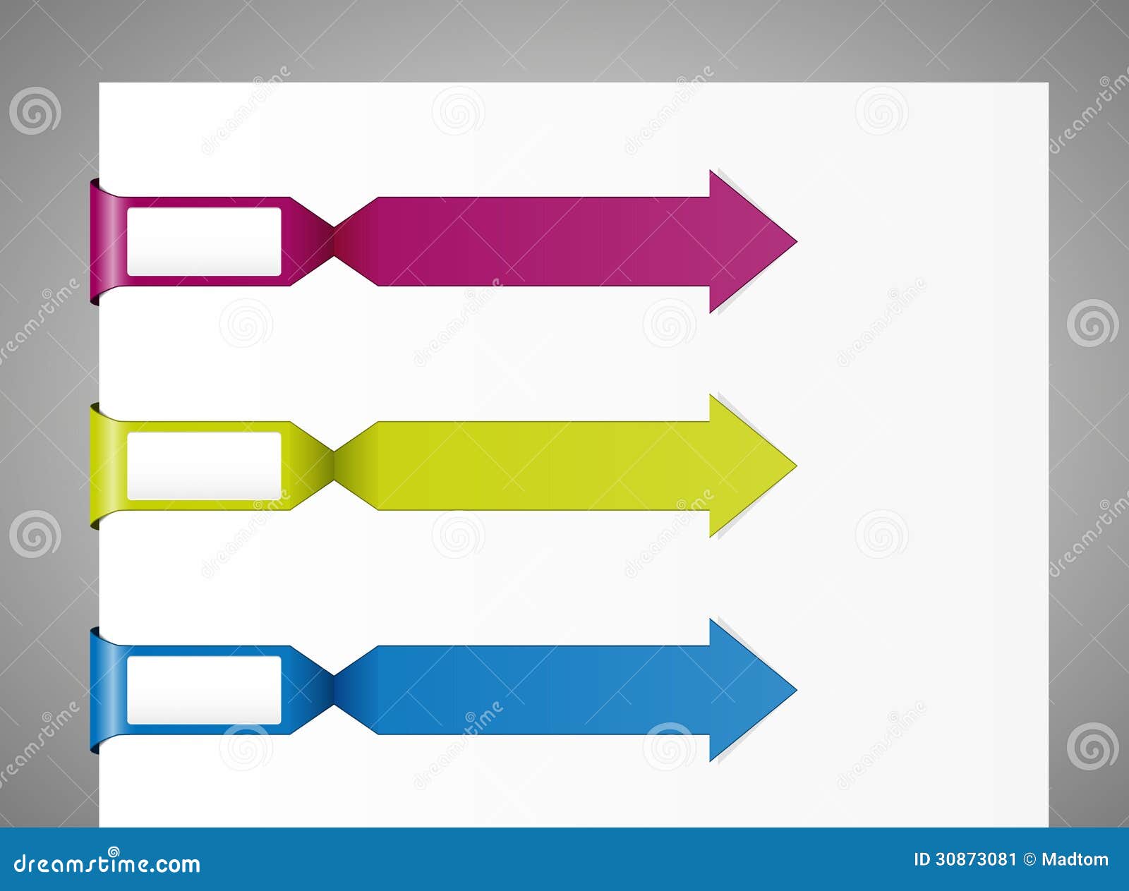 Pijlen met markering vector illustratie. Illustration of aansluting ...