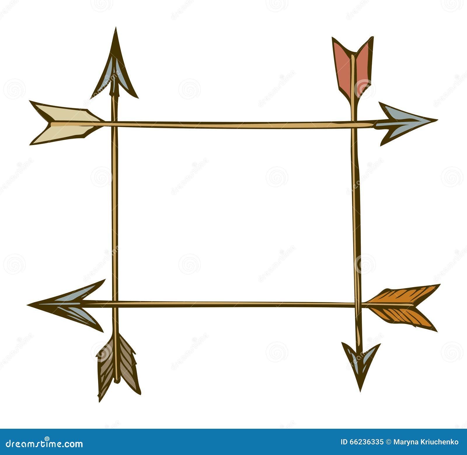 Pijlen Vector tekening vector illustratie. Illustration of boogschieten ...