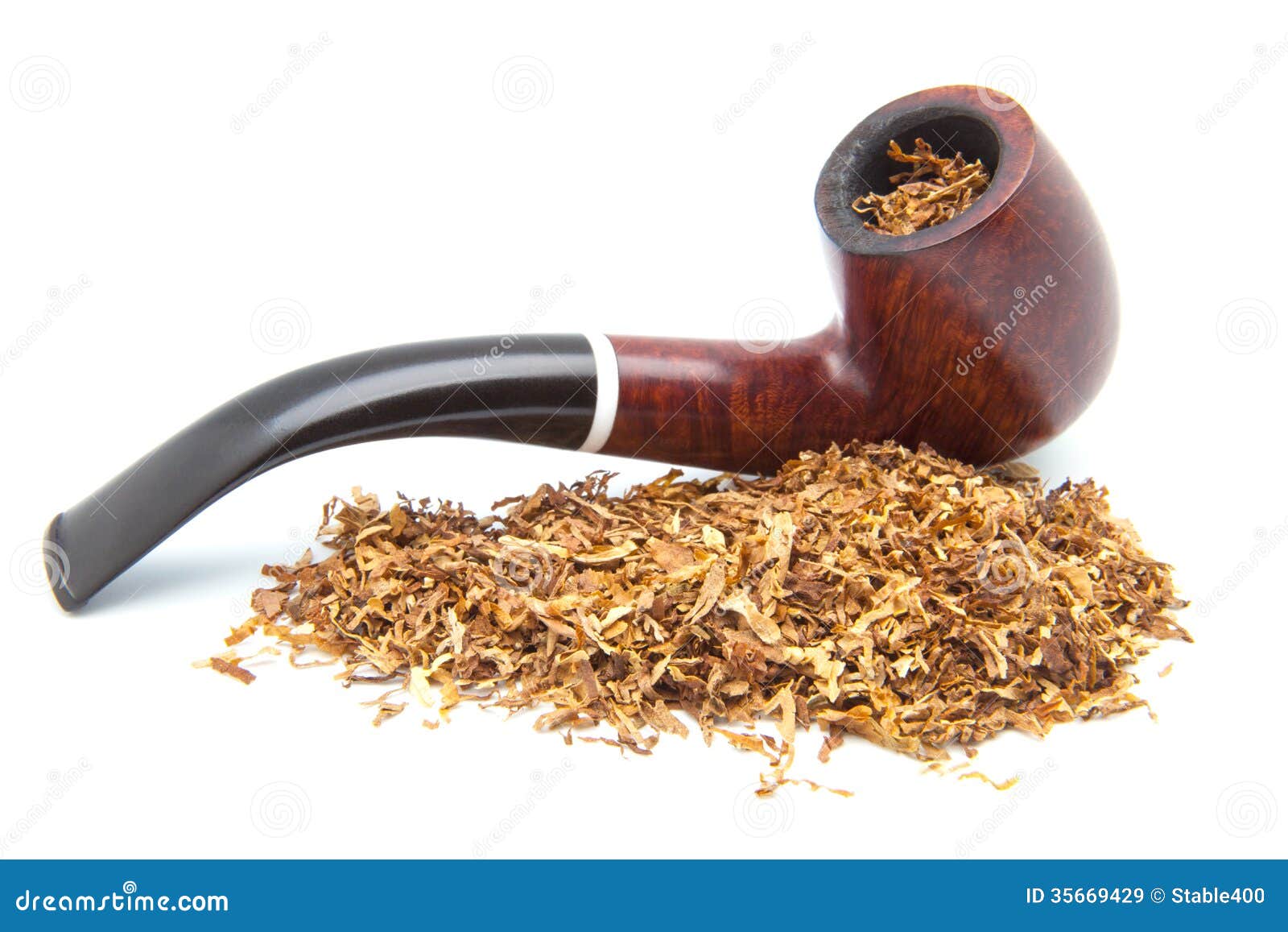 Pijp om tabak te roken stock afbeelding. Image of gezondheid - 35669429