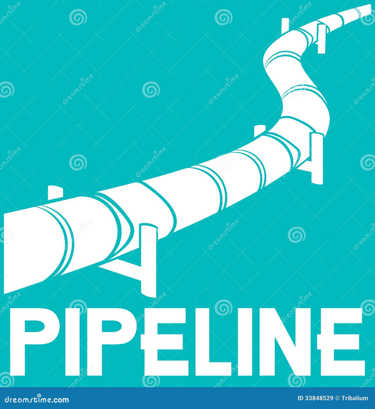 Pijpleiding vector illustratie. Illustration of pijp - 33848529