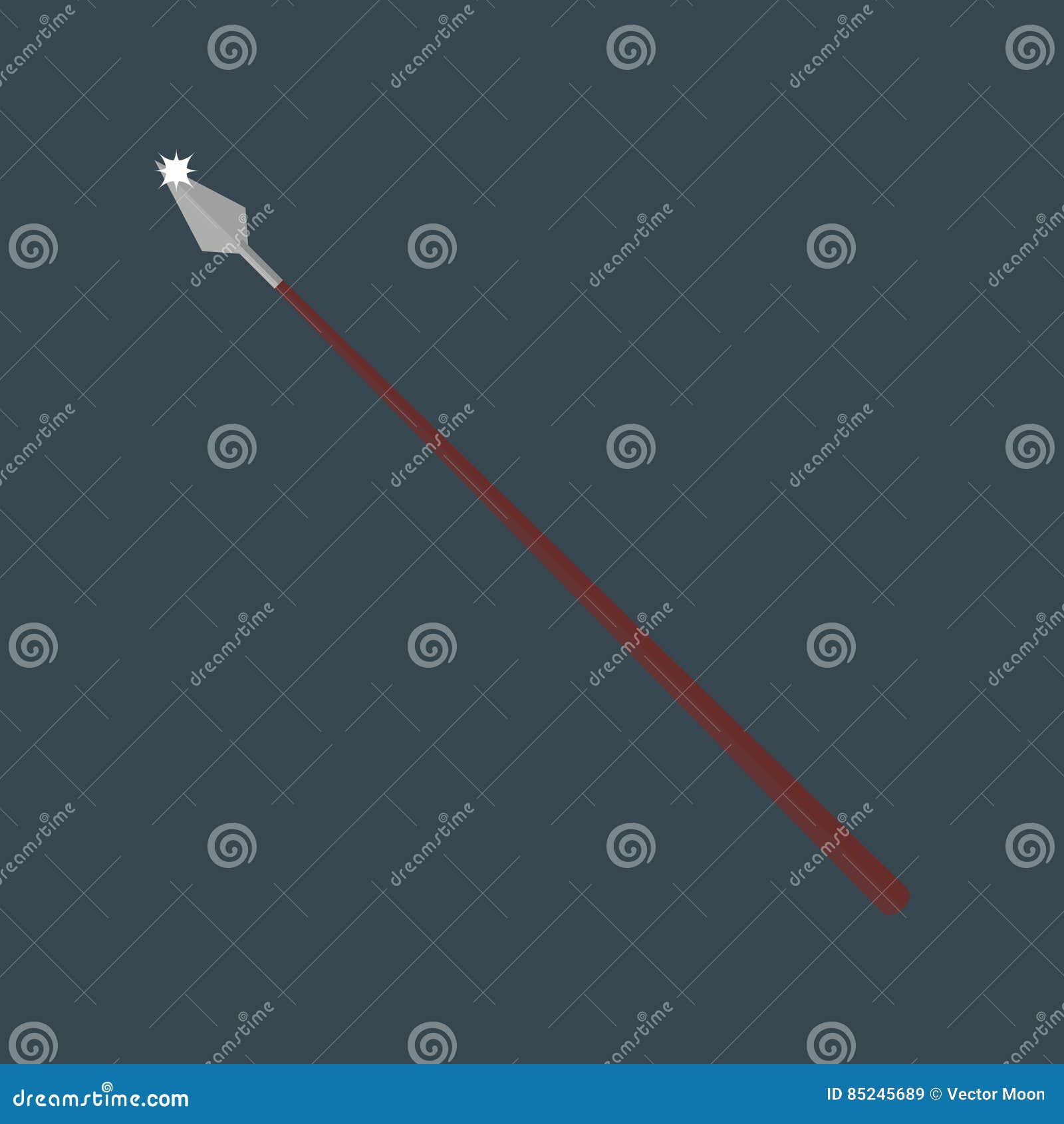 Lance Icon On White Background. Simple Element Illustration From People ...