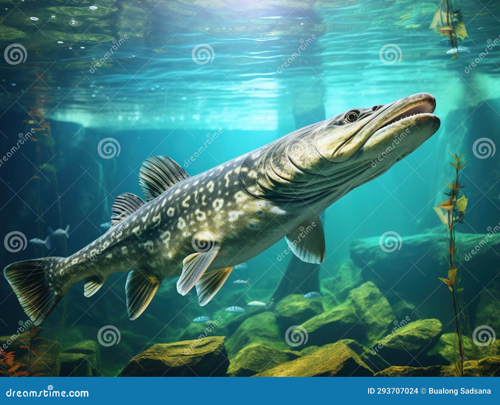 The Pike stock illustration. Illustration of muskie - 293707024