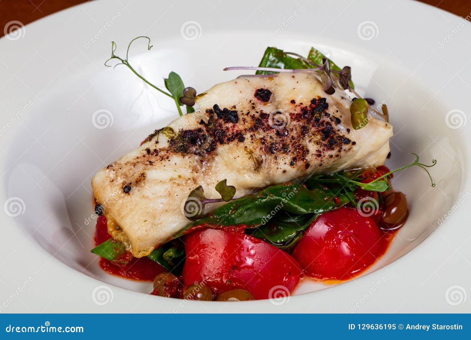 Pike Perch fillet stock image. Image of filet, lunch - 129636195