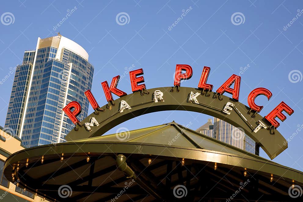 Pike place stock photo. Image of travel, seattle, market - 13101404