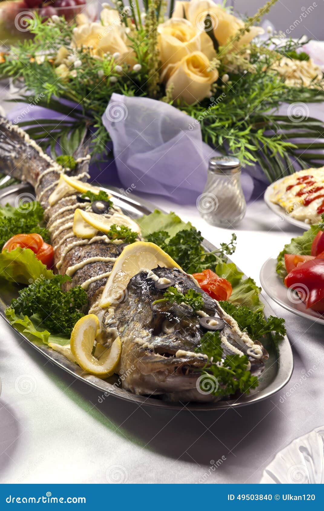 Raw Pike Prepared For Cooking Royalty-Free Stock Photo | CartoonDealer ...