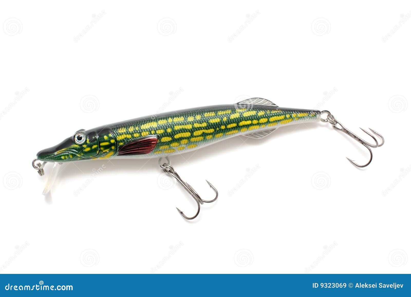 Pike shaped wobbler stock image. Image of fisherman, tackle - 9323069
