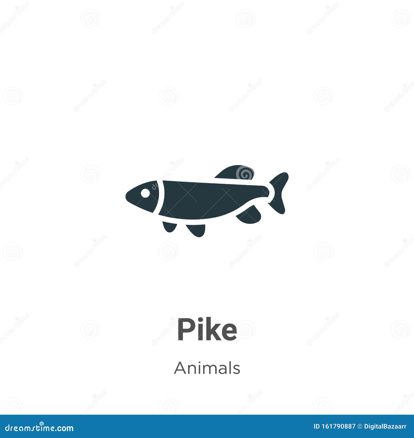 Pike, Vector Cartoon Illustration | CartoonDealer.com #66253267