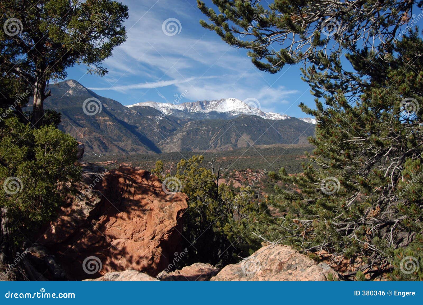 Pikes Peak Colorado stock photo. Image of hike, climb, outdoors - 380346