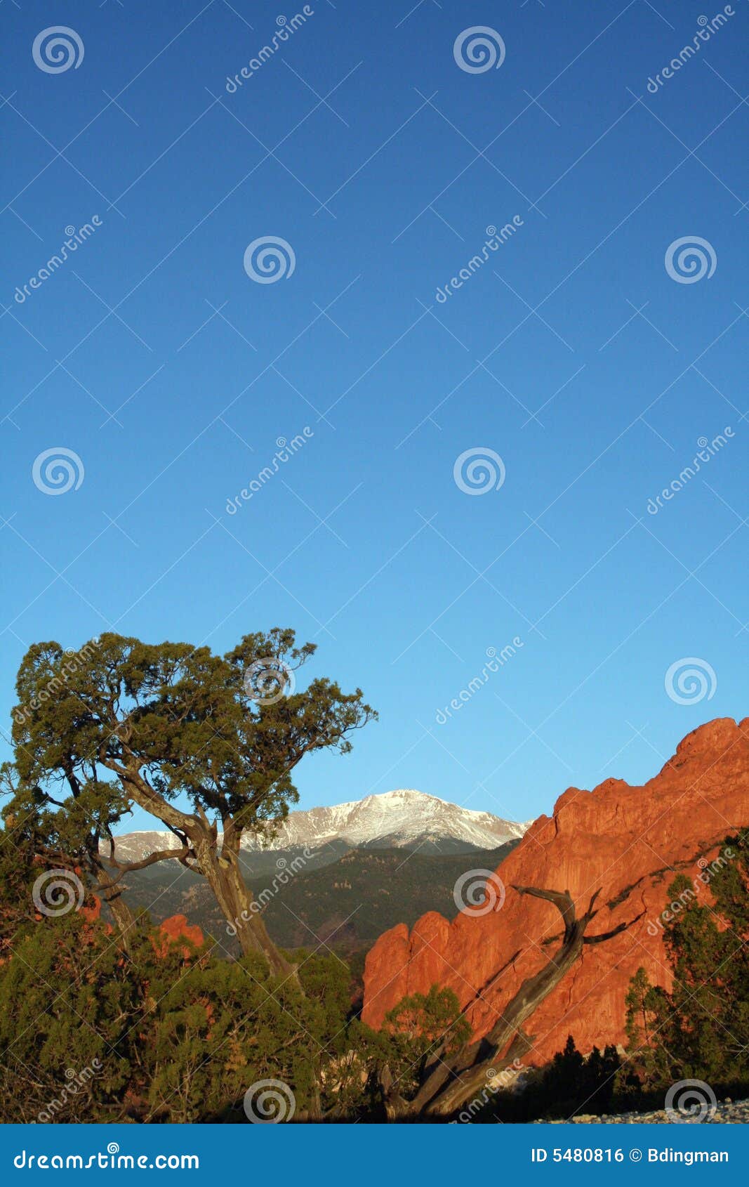 Pikes Peak mountain stock photo. Image of mountainous - 5480816