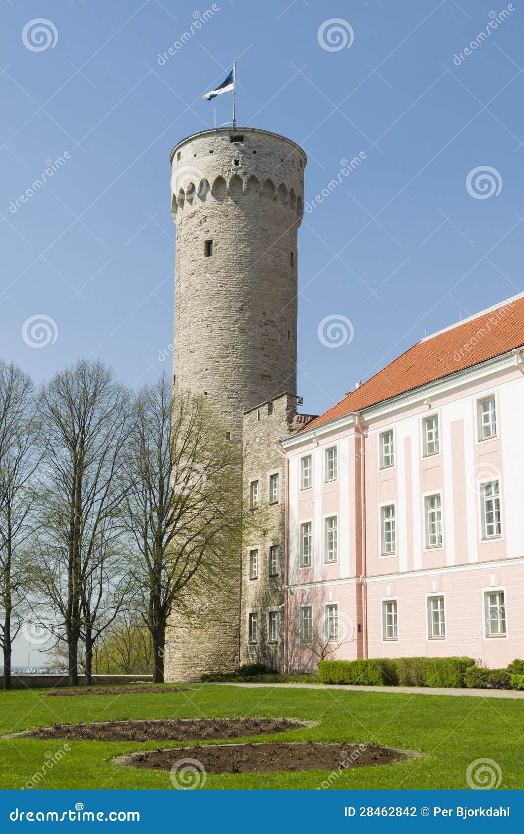 Pikk Hermann and Toompea Castle Stock Photo - Image of landmark ...