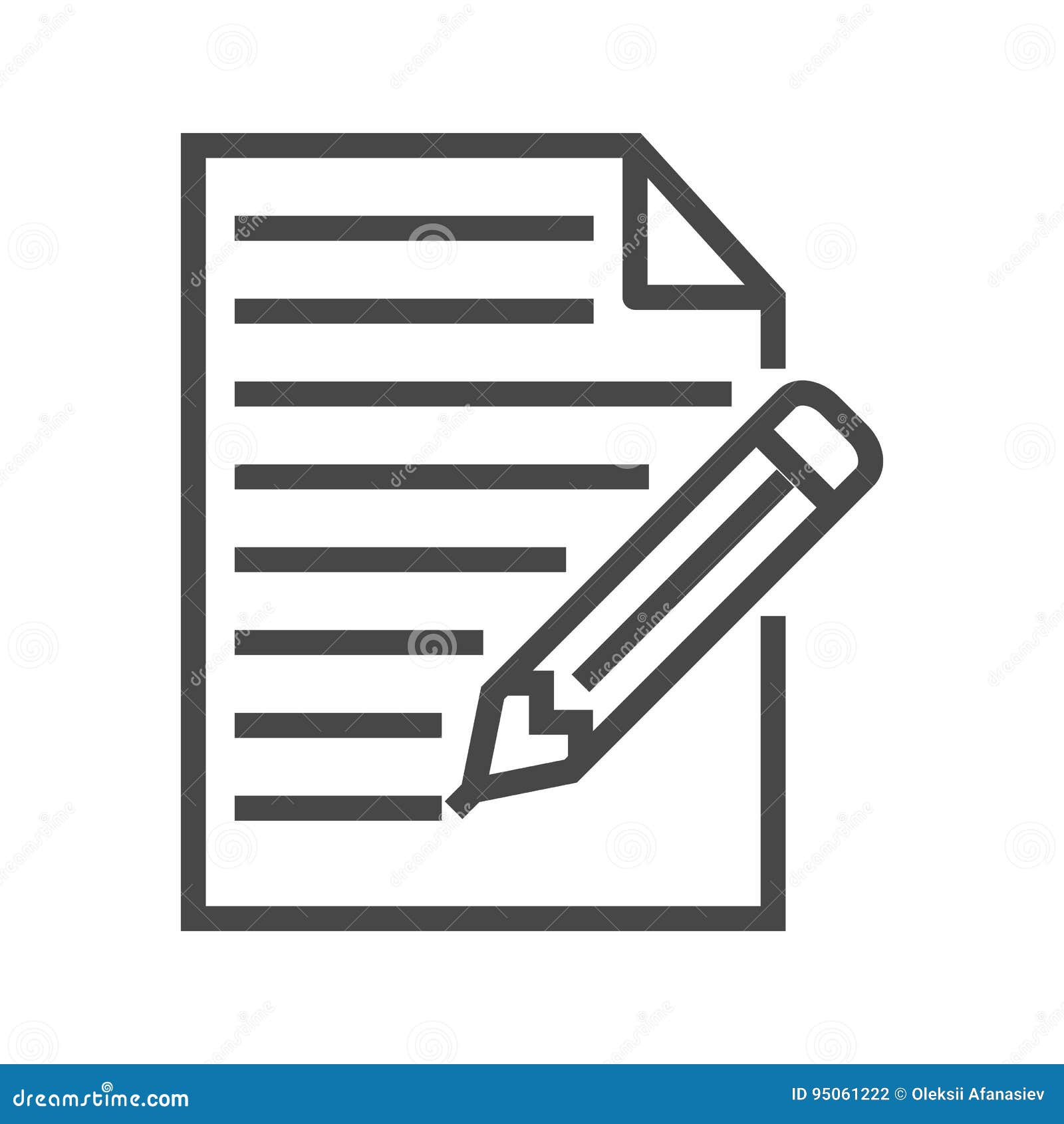 Piktogramm der Anmerkung vektor abbildung. Illustration von formular ...