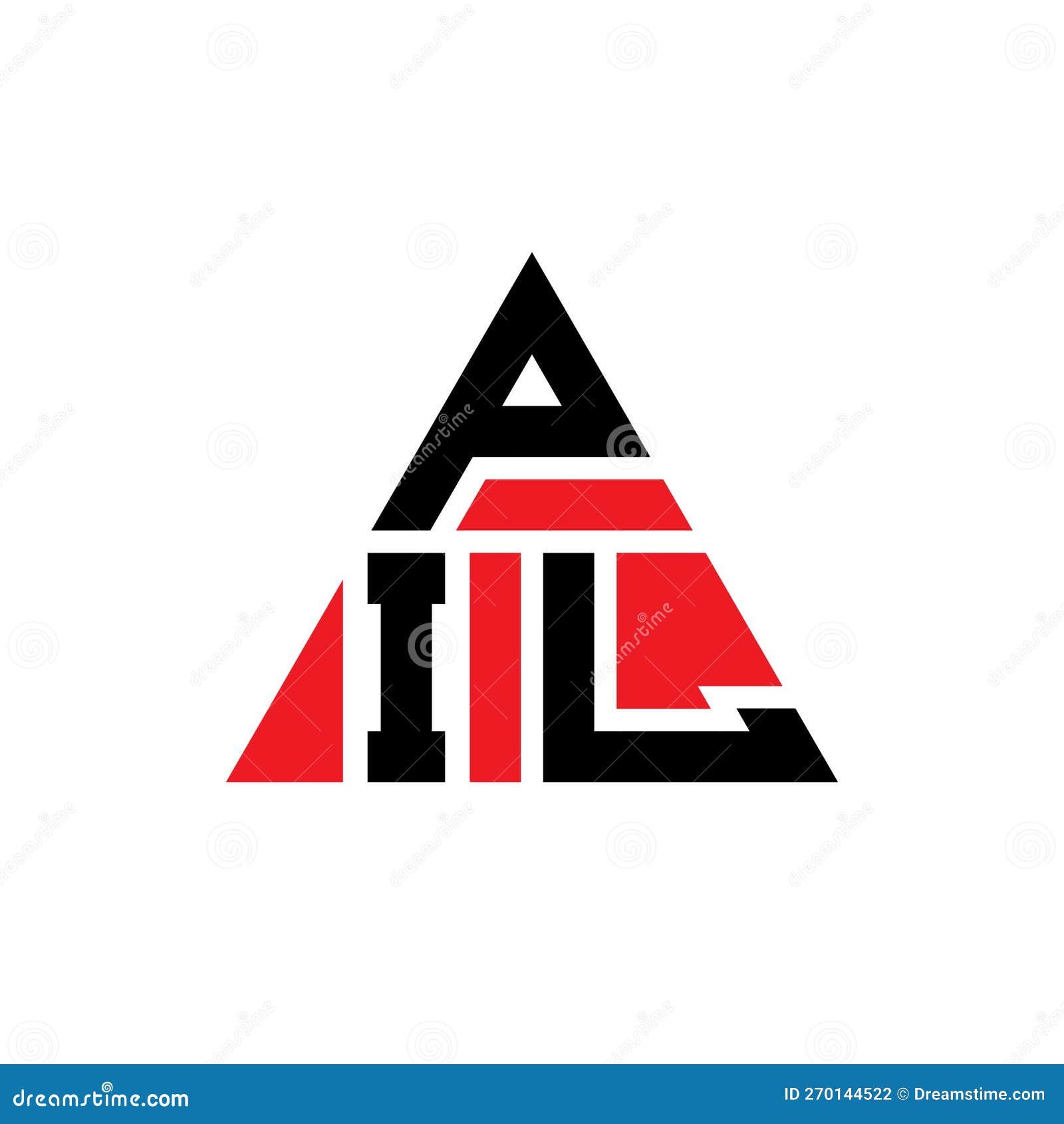 PIL Triangle Letter Logo Design with Triangle Shape. PIL Triangle Logo ...