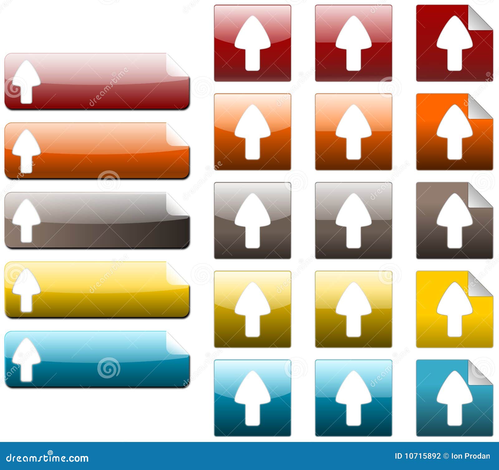 Pil upp stock illustrationer. Illustration av färg, vitt - 10715892