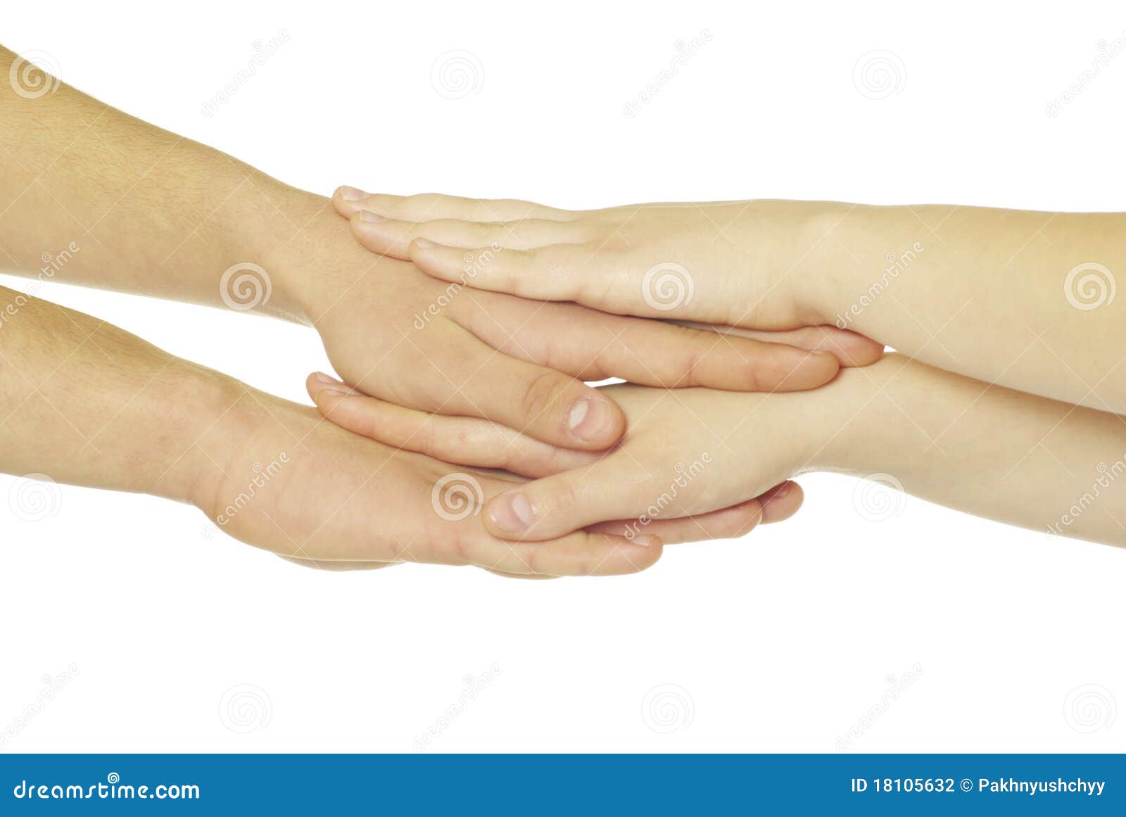 Pila de manos foto de archivo. Imagen de handshake, concepto - 18105632